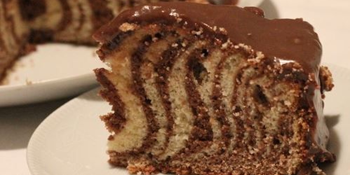 Bolo zebrado (Mesclado) - Guiame