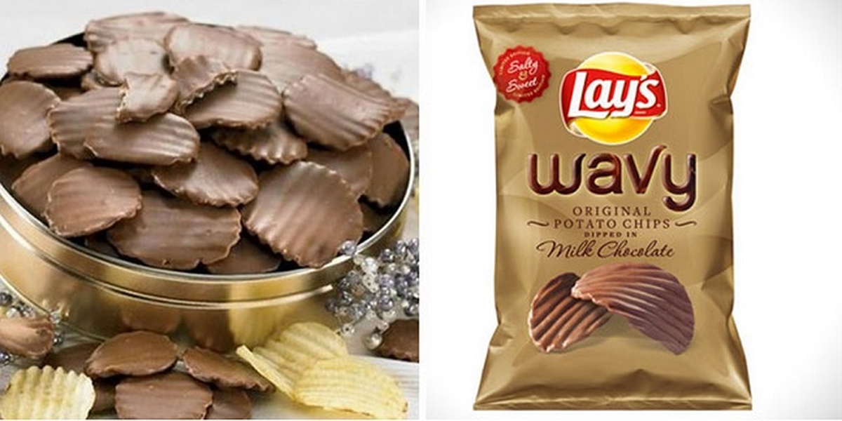 Famosa marca lança batatas chips sabor chocolate - Guiame
