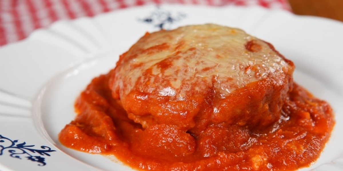 Polpetone de carne com recheio de mussarela - Guiame