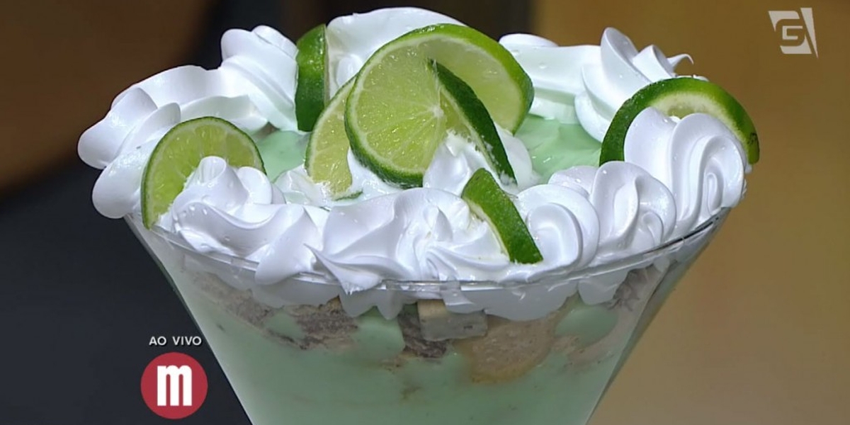 Pavê mousse de limão na taça - Guiame