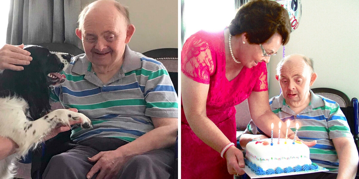 Homem com síndrome de Down faz 76 anos e torna-se símbolo da luta ...