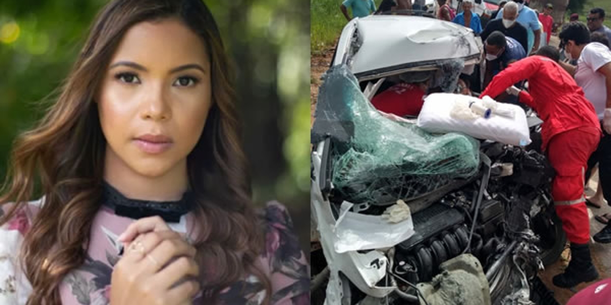 Após sofrer grave acidente de carro, cantora Amanda Wanessa passa por ...