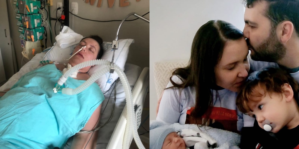 Marido ora na janela da UTI por grávida com Covid e vê milagre: “Jesus ...
