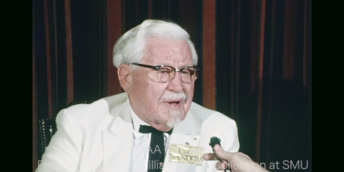 Criador do KFC aceitou Jesus aos 77 anos: ‘Não adianta ser rico ...