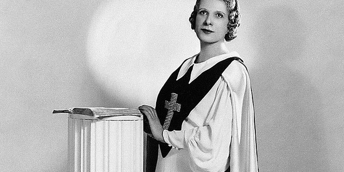 Série Mulher Cristã: Aimée Semple McPherson, uma pregadora com dom ...