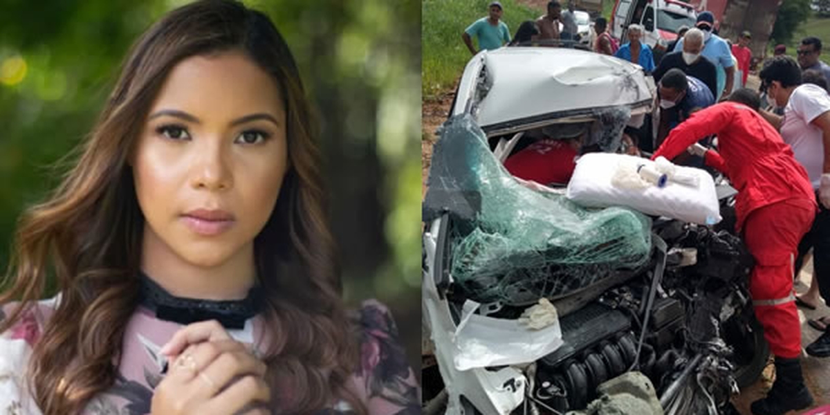 Após sofrer grave acidente de carro, cantora Amanda Wanessa passa por ...