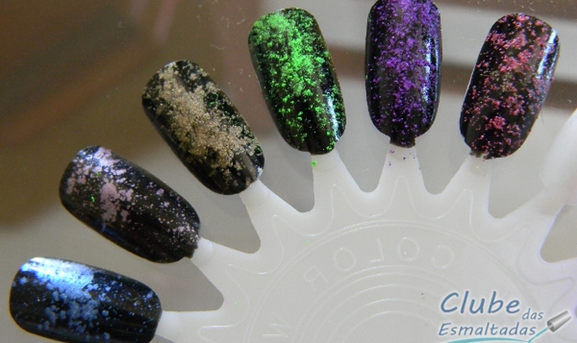 Aprenda a fazer uma nail art usando sombra em pó - Guiame