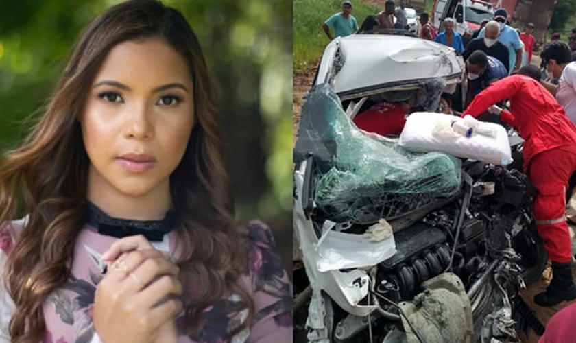 Após sofrer grave acidente de carro, cantora Amanda Wanessa passa por ...